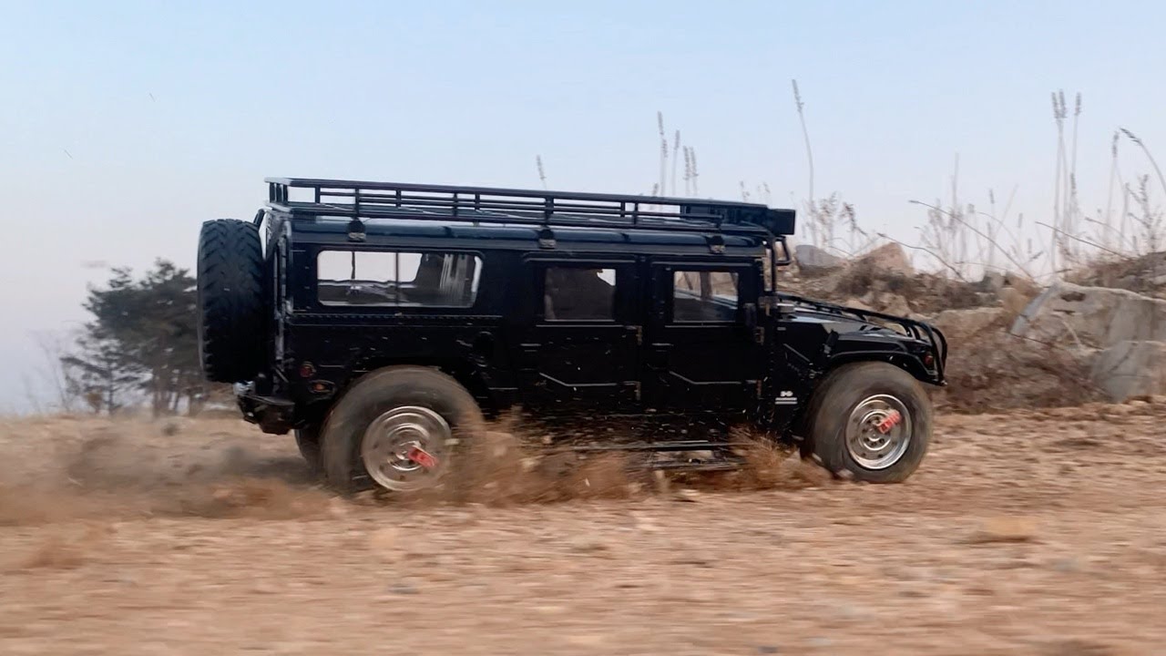 1/10 Scale RC : HG P415 HUMMER H1 Off-road Driving(original sound) #6 ...