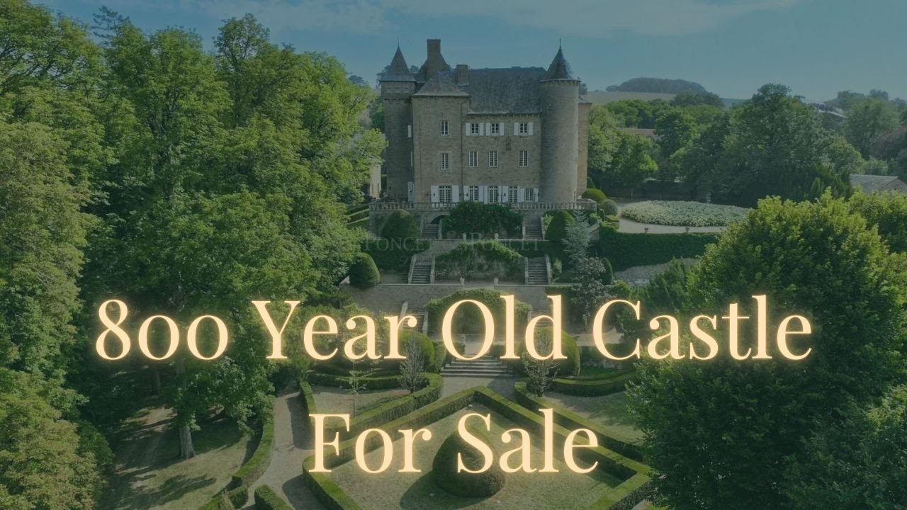 800 Year Old Castle for Sale in France! - YouTube