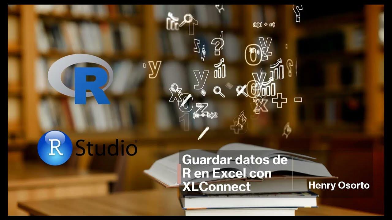 Guardar datos de R en Excel con XLConnect - YouTube