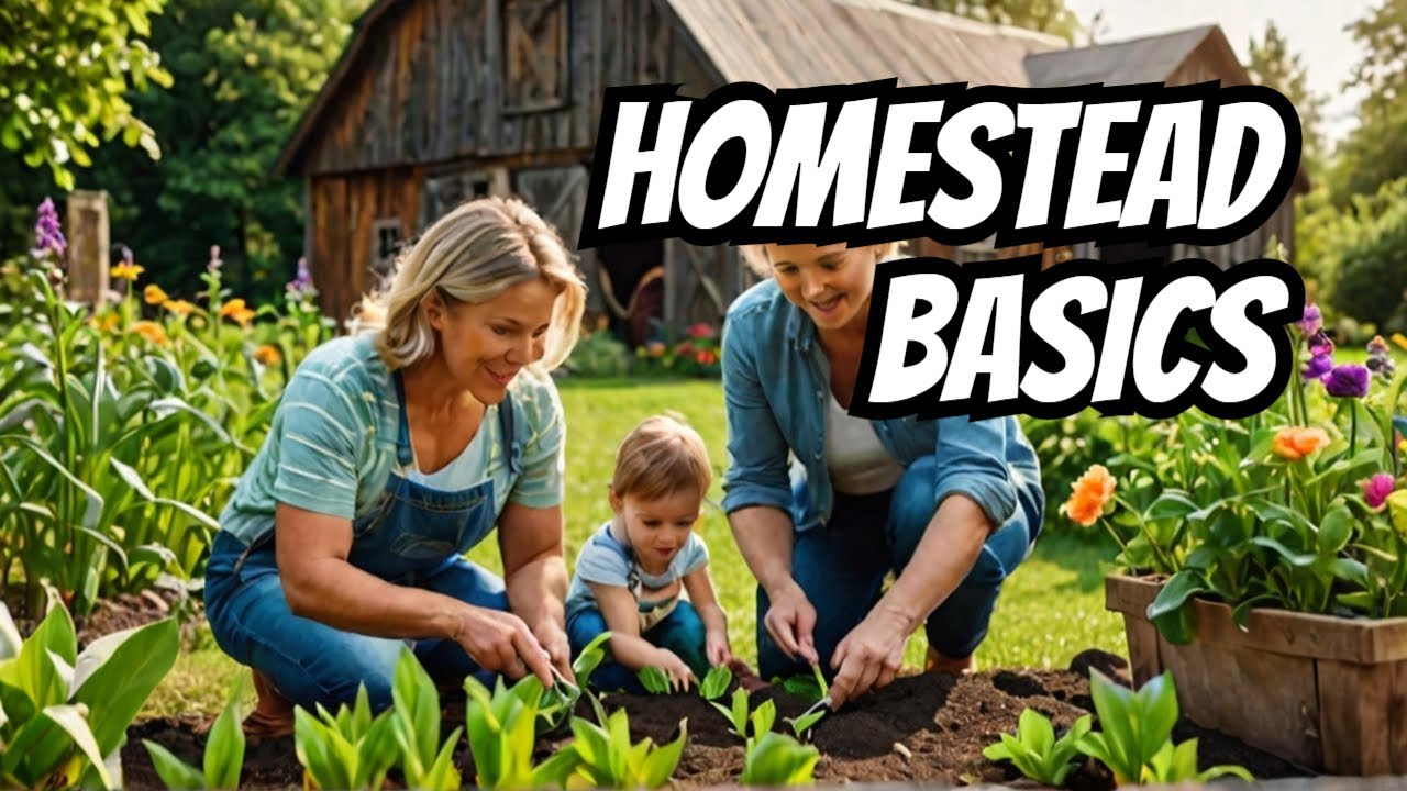 Homesteading 101: Your Beginner's Guide to a Self-Sufficient Life - YouTube
