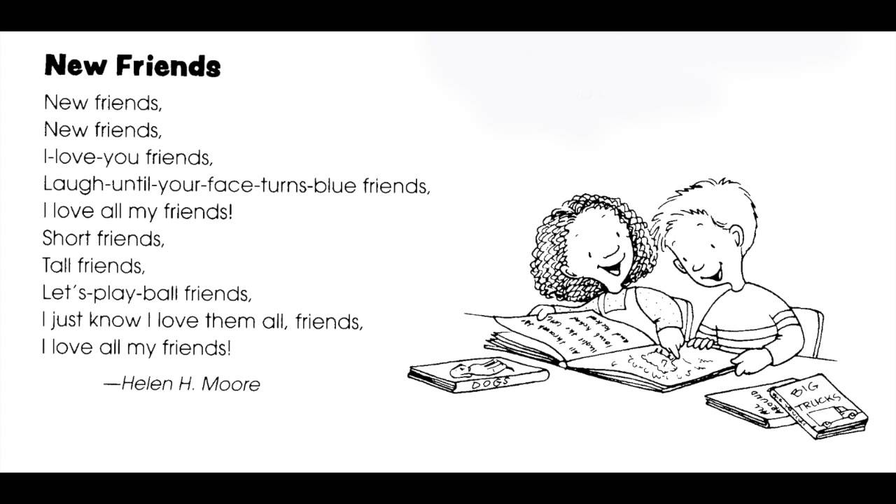 New Frends - Poem - YouTube