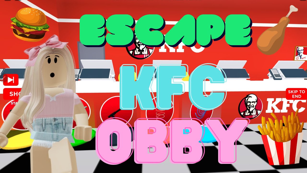 Roblox: Escape KFC Obby! - YouTube