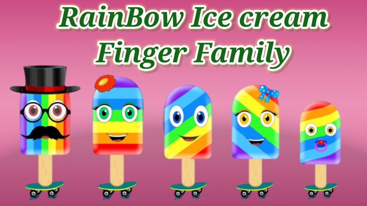 Colour Rainbow Finger Family | Nursery Rhymes & kids songs | More ...