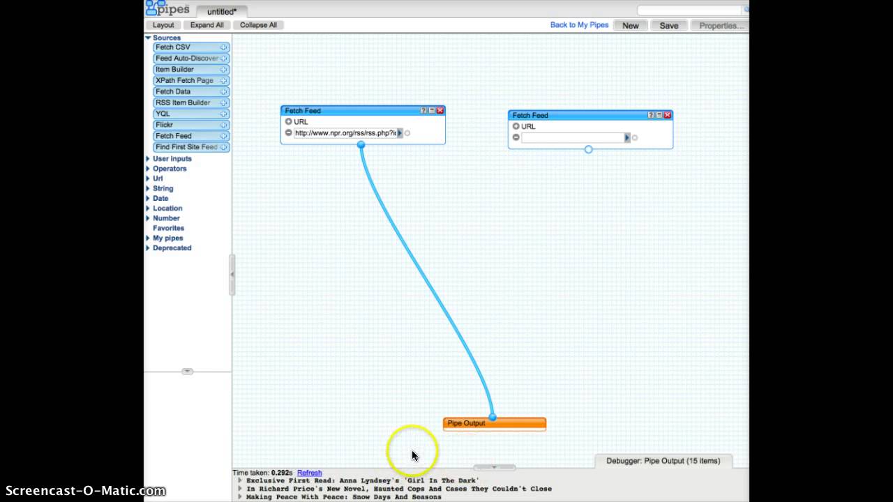 Yahoo Pipes & Visual Coding - YouTube