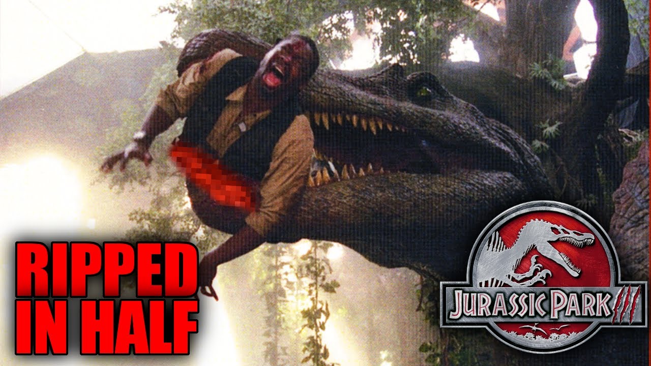 THE GRUESOME JURASSIC PARK 3 DEATH SCENE WE NEVER SAW - YouTube