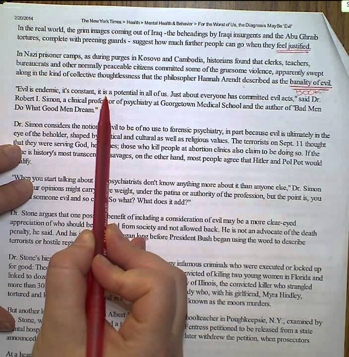 How to Annotate Nonfiction Text - YouTube