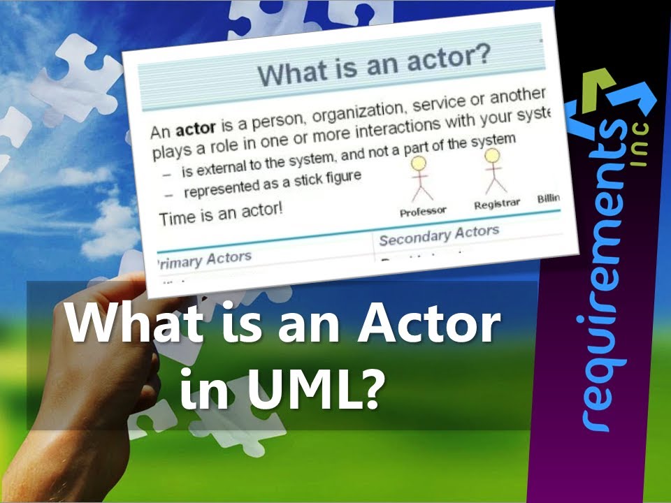 Who/What is an actor in UML? - YouTube