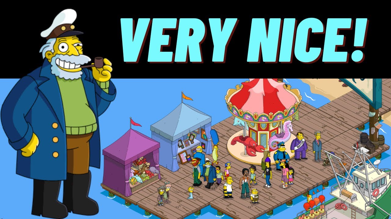 The Simpsons Tapped Out: Unlocking the Boardwalk Tents Bundle in the ...