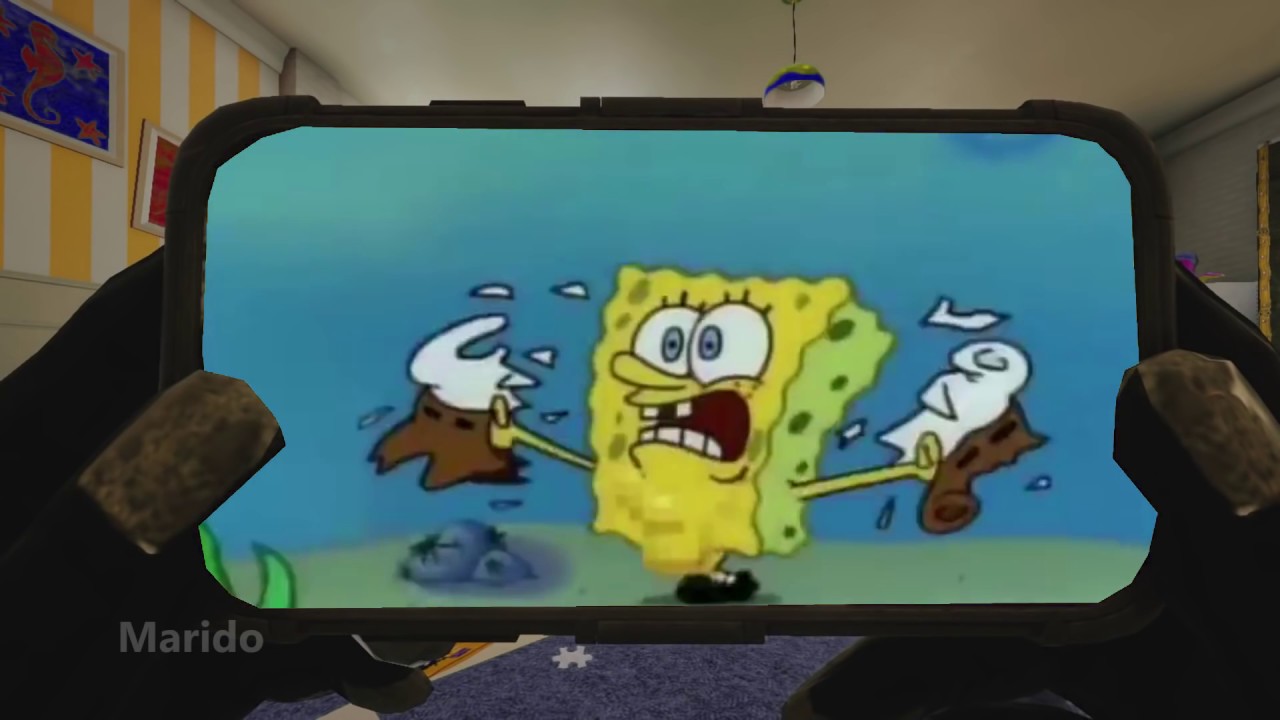 Spongebob fixes Squidwards back (Always Use Icogonito Mode) - YouTube