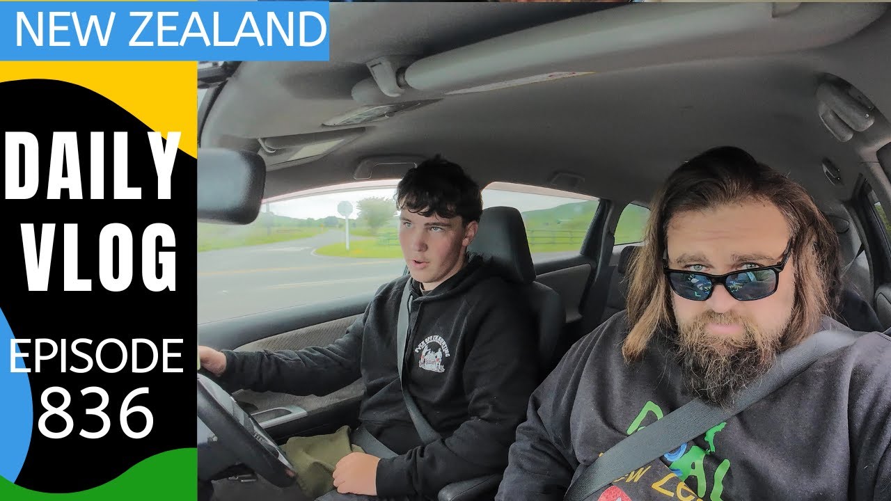Riley has a driving lesson [Life in New Zealand #836] - YouTube