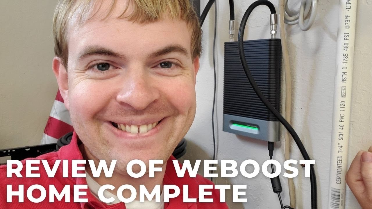 Review and Demo of weBoost Home Complete Cellphone Strength Booster ...