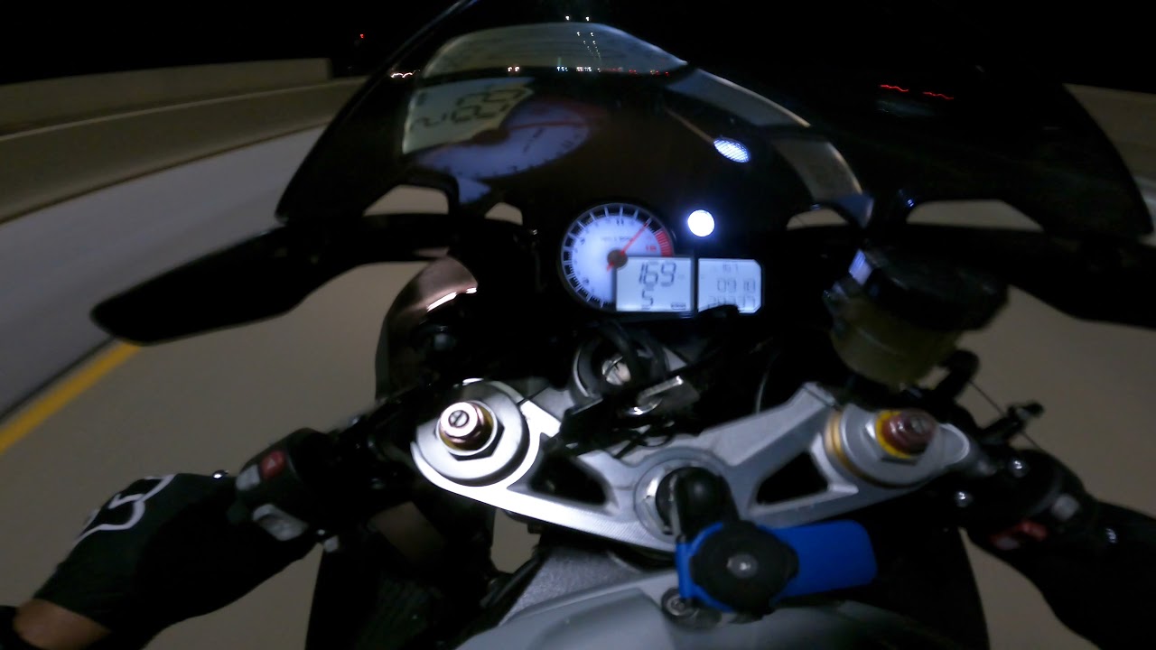 2011 BMW S1000RR| NIGHT TIME SPEED RUN!! PART 2 - YouTube