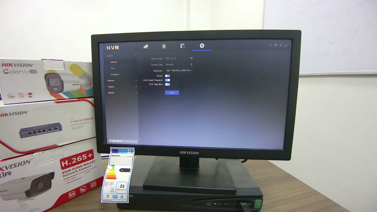 How to Change Menu Output in Hikvision NVR - YouTube
