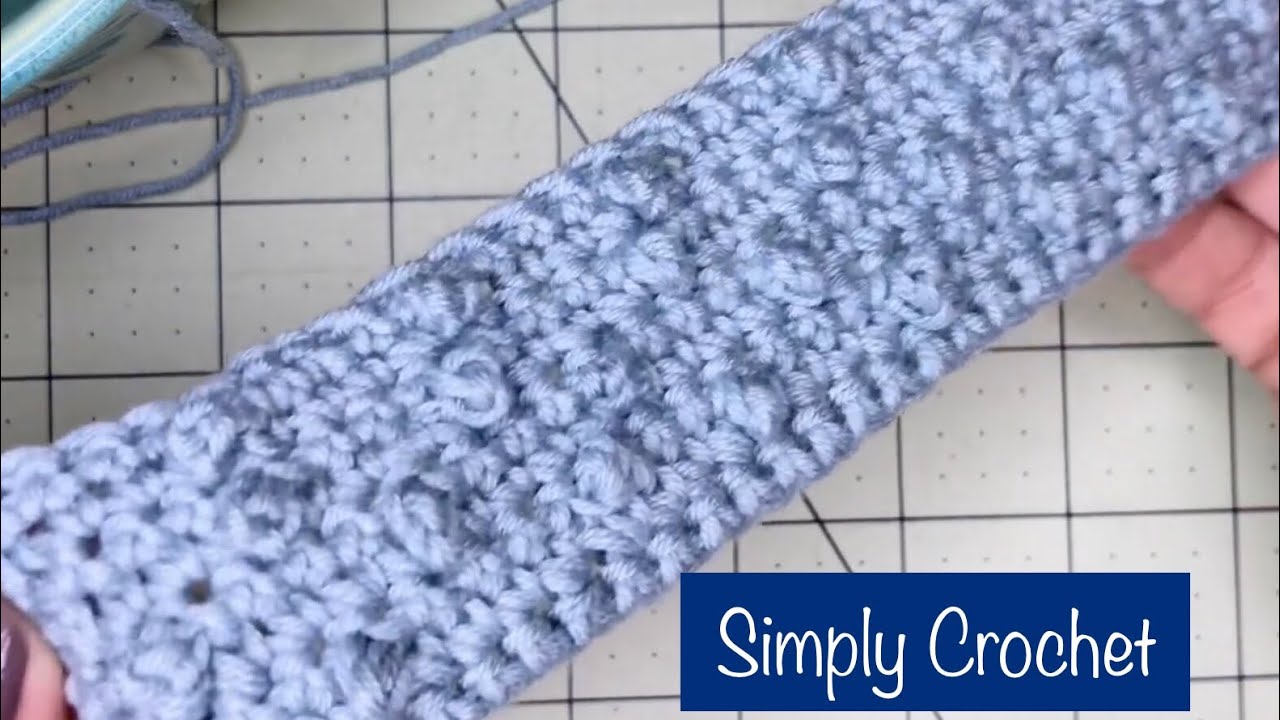 😊HOW TO CROCHET A VERY EASY Tiny Mock Popcorn stitch - # ...