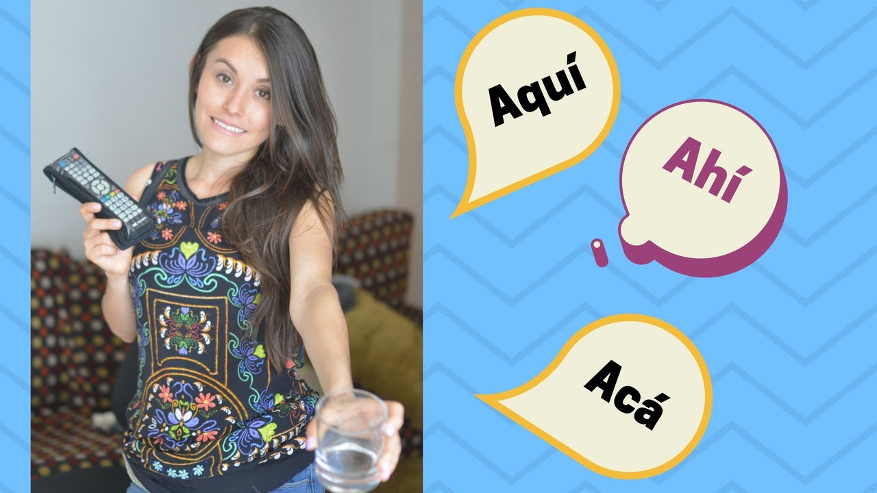 Spanish words Aquí, acá, ahí, allí, allá (Learn how to use them ...