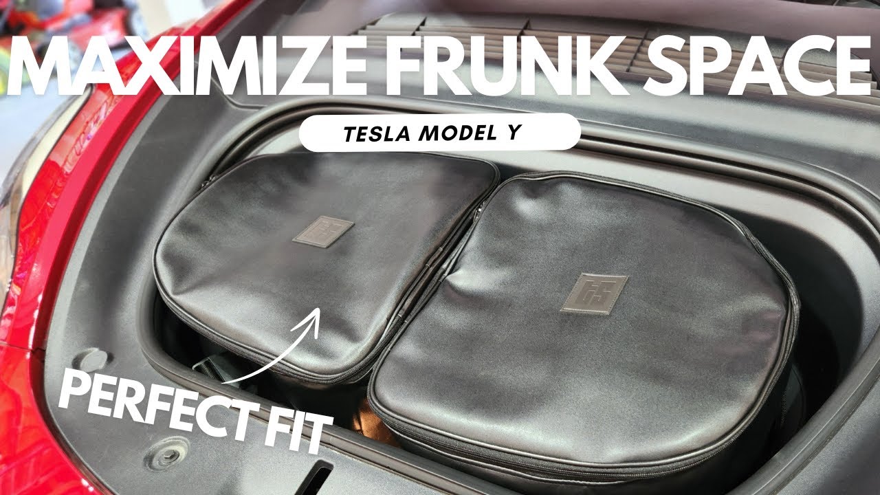 Tesla Model Y Frunk Luggage Set – Unboxing, Review & Fit Test - YouTube