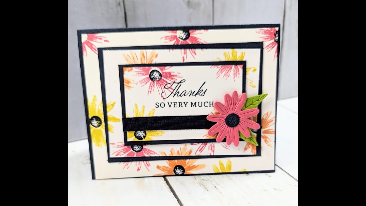 Stampin' On the Left - Layered Card - YouTube