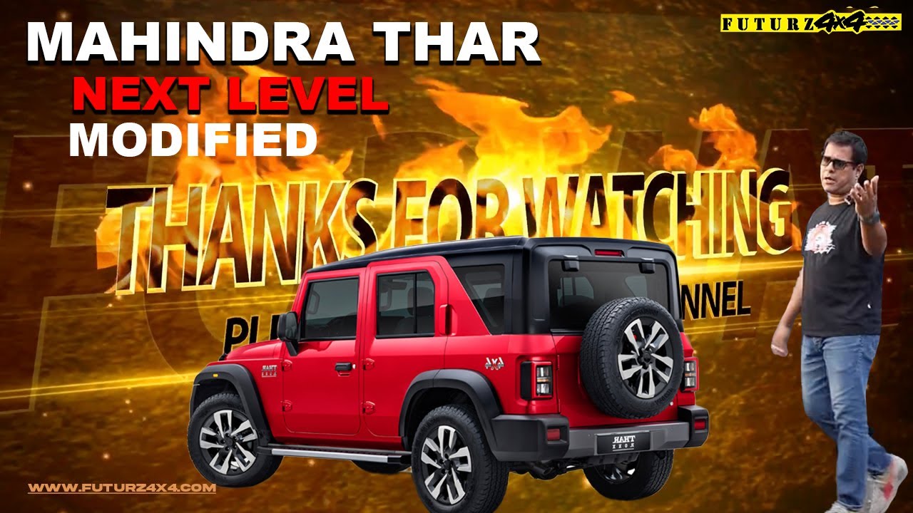 New Red Mahindra Thar Next Level Modified New Thar Customization Futurz ...