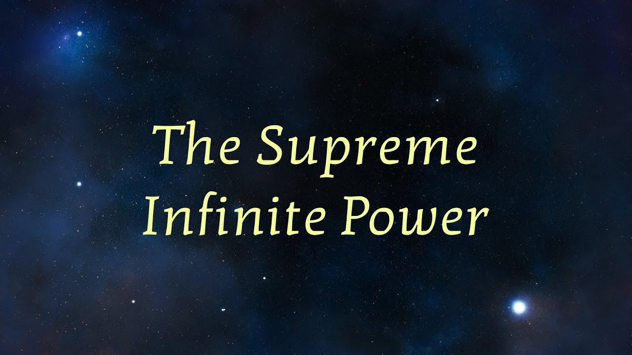 The Supreme Infinite Power by Yogishri - YouTube