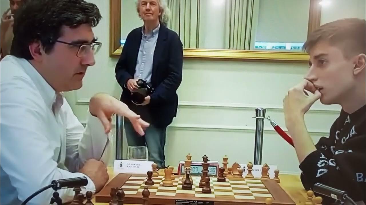 Kramnik talking to Daniel Dubov after losing the Match - YouTube