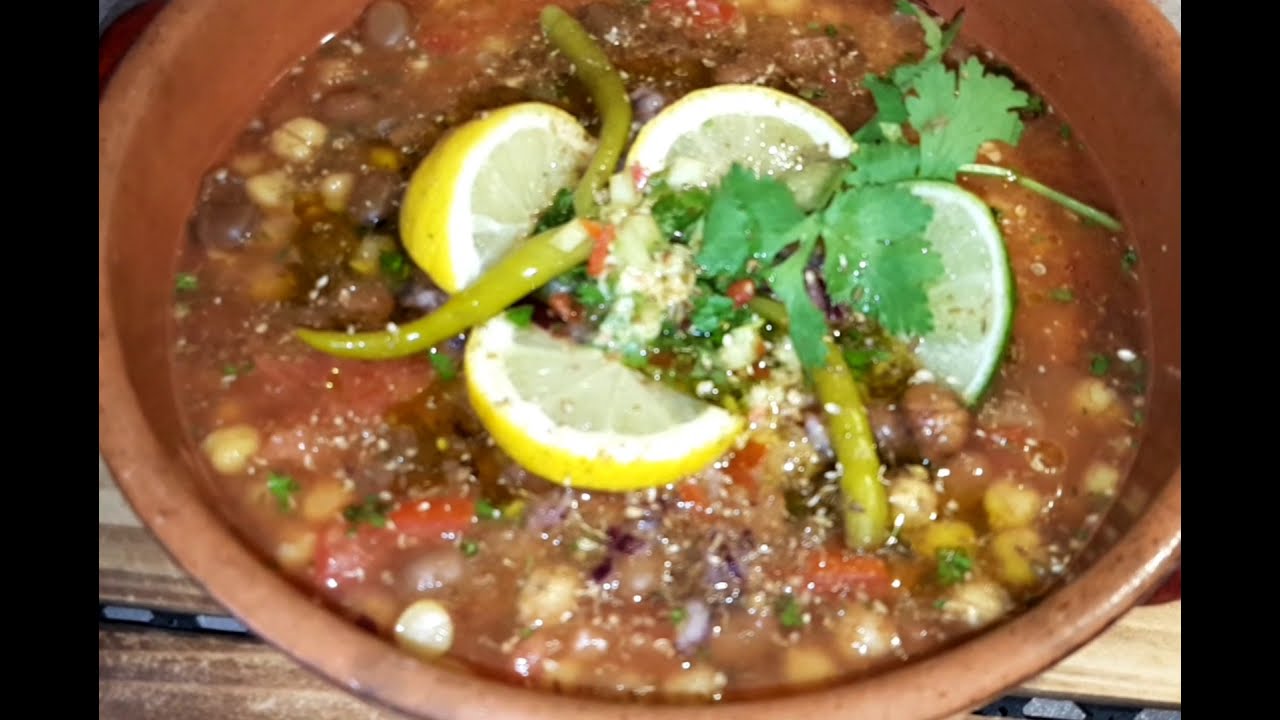 Doubara de Biskra râgout aux pois chiches et fèves.دوبارة بسكرية على ...