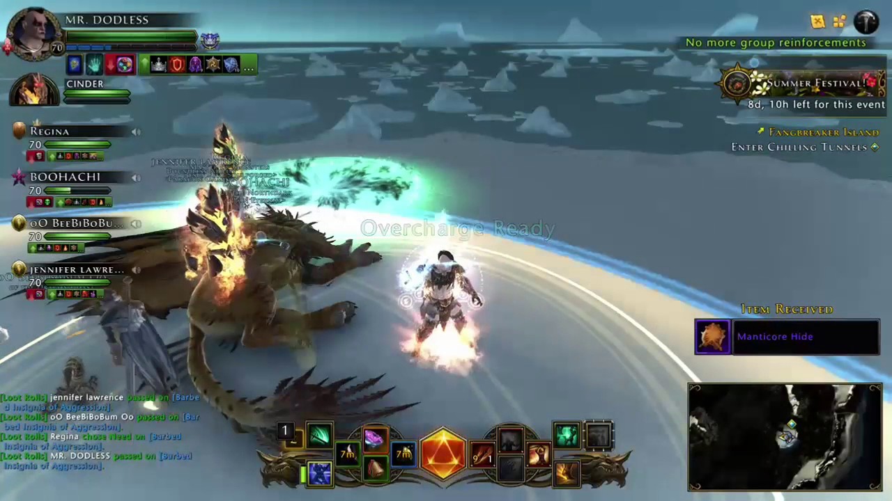 Neverwinter FBI Hati Manticore Hide drop - YouTube
