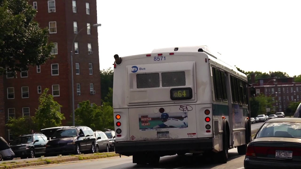 MTA Bus Company 1998 Orion V CNG 8571 On The Q64 @ Parsons Blvd & Jewel ...