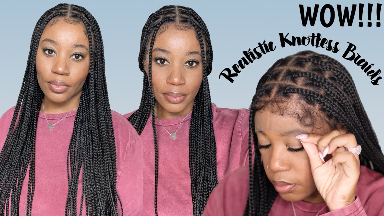 WOW!!! BRAIDS IN UNDER 15 MINUTES 😱 | REALISTIC 36” SMALL KNOTLESS FULL ...
