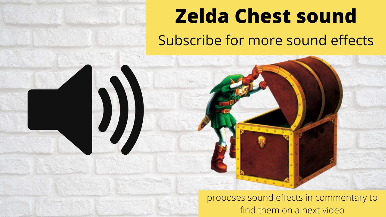 FREE Zelda Chest Sound Effect - YouTube