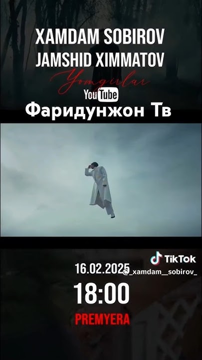 Xamdam Sobirov, Jamshid Ximmatov - Yomg'irlar Bugun soat 18:00 da PREMYERA 2025 - YouTube
