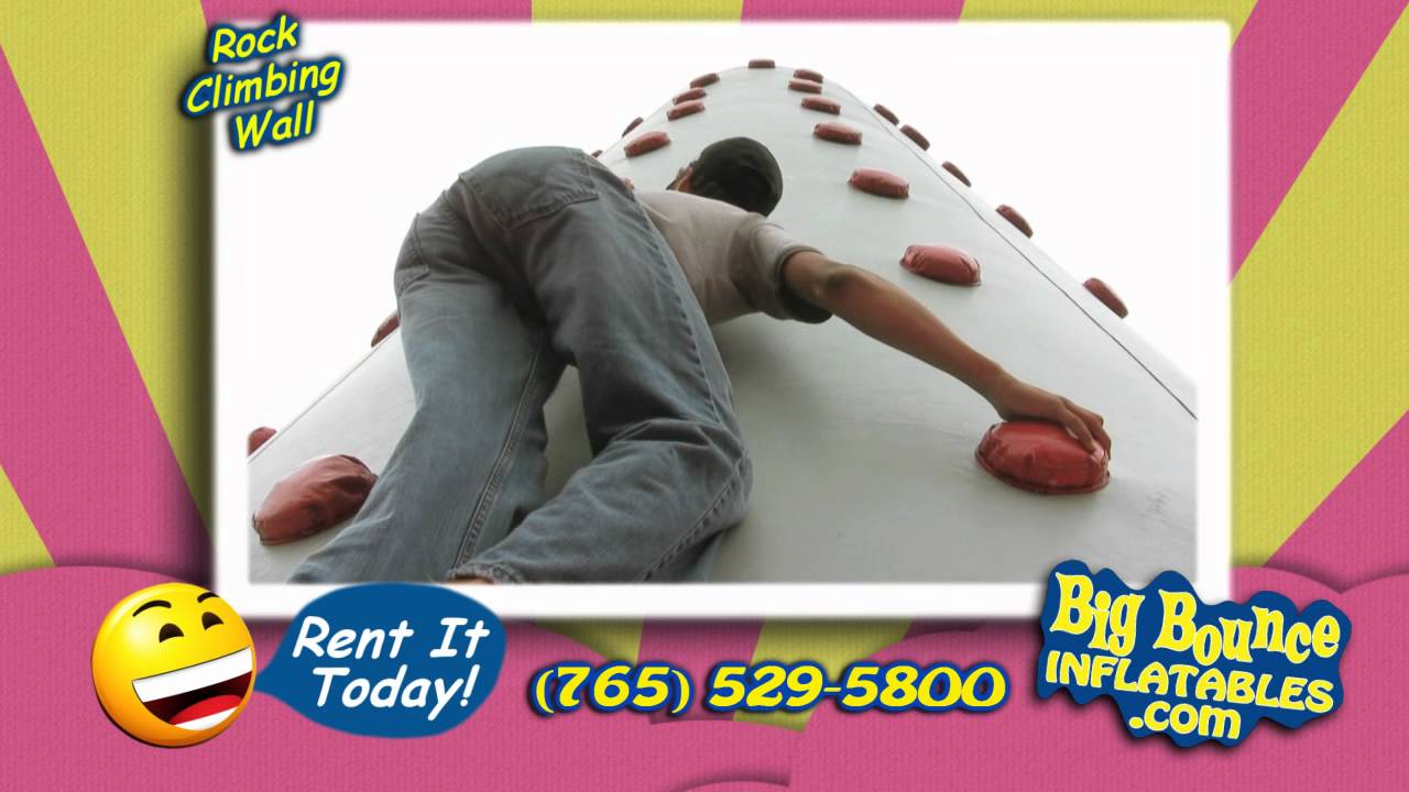 Big Bounce - Rock Climbing Wall - YouTube