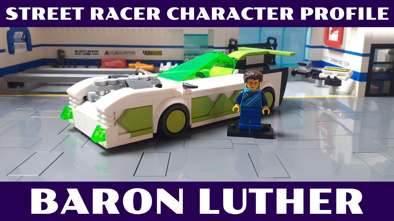 LEGO STREET RACER CHARACTER PROFILE - BARON LUTHER - YouTube