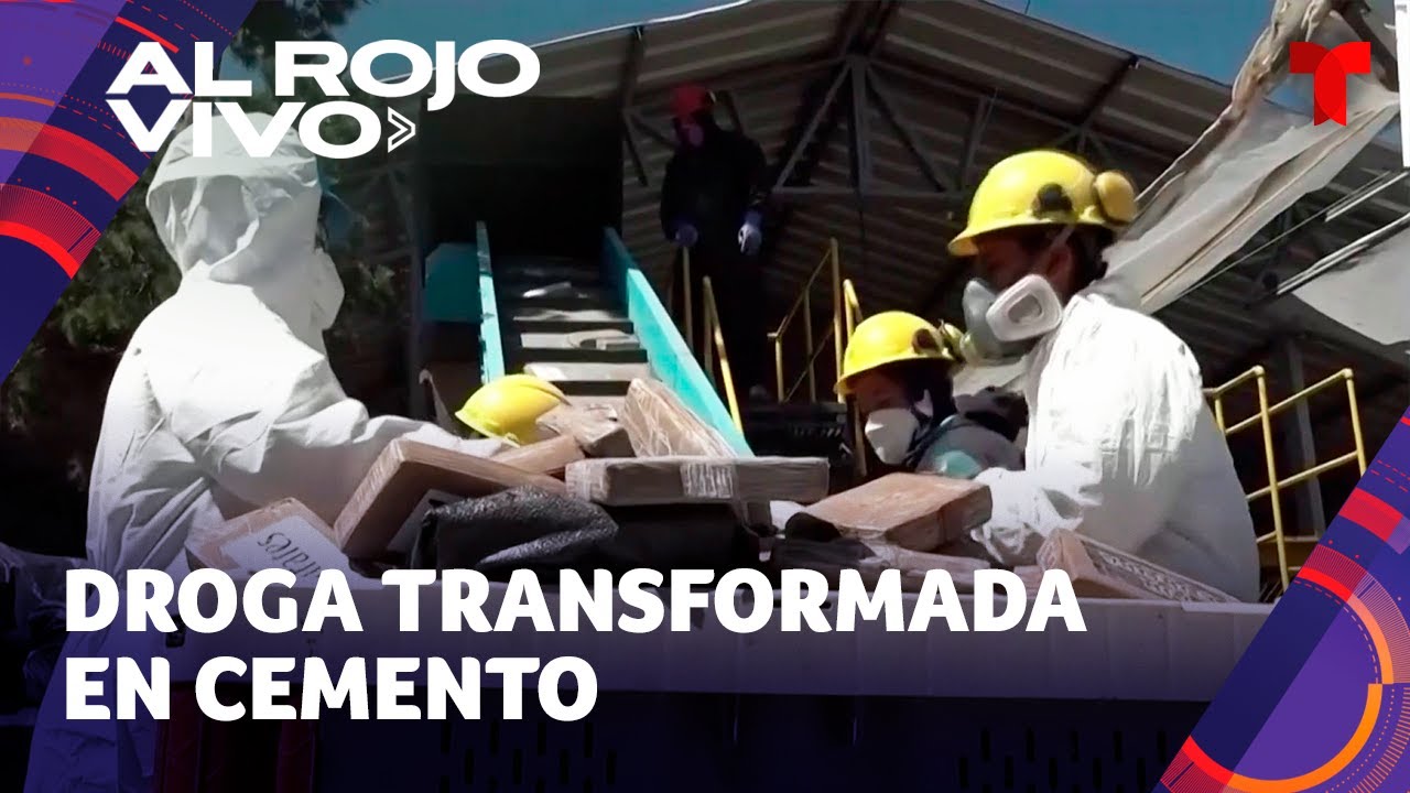 Pulverizan y transforman 21 toneladas de droga decomisada en cemento en ...