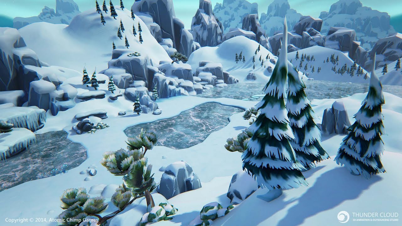 [Thunder Cloud] Environment game design - Iceground - YouTube