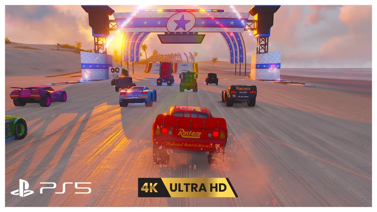 Cars 3 Driven To Win | Lightning McQueen - Stunt Showcase | Fireball ...