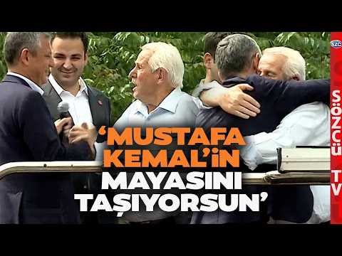 'Mustafa Kemal'in Mayasını Taşıyorsun' Özgür Özel'e Mitingde Sürpriz Sözler! Tarihi Anlar