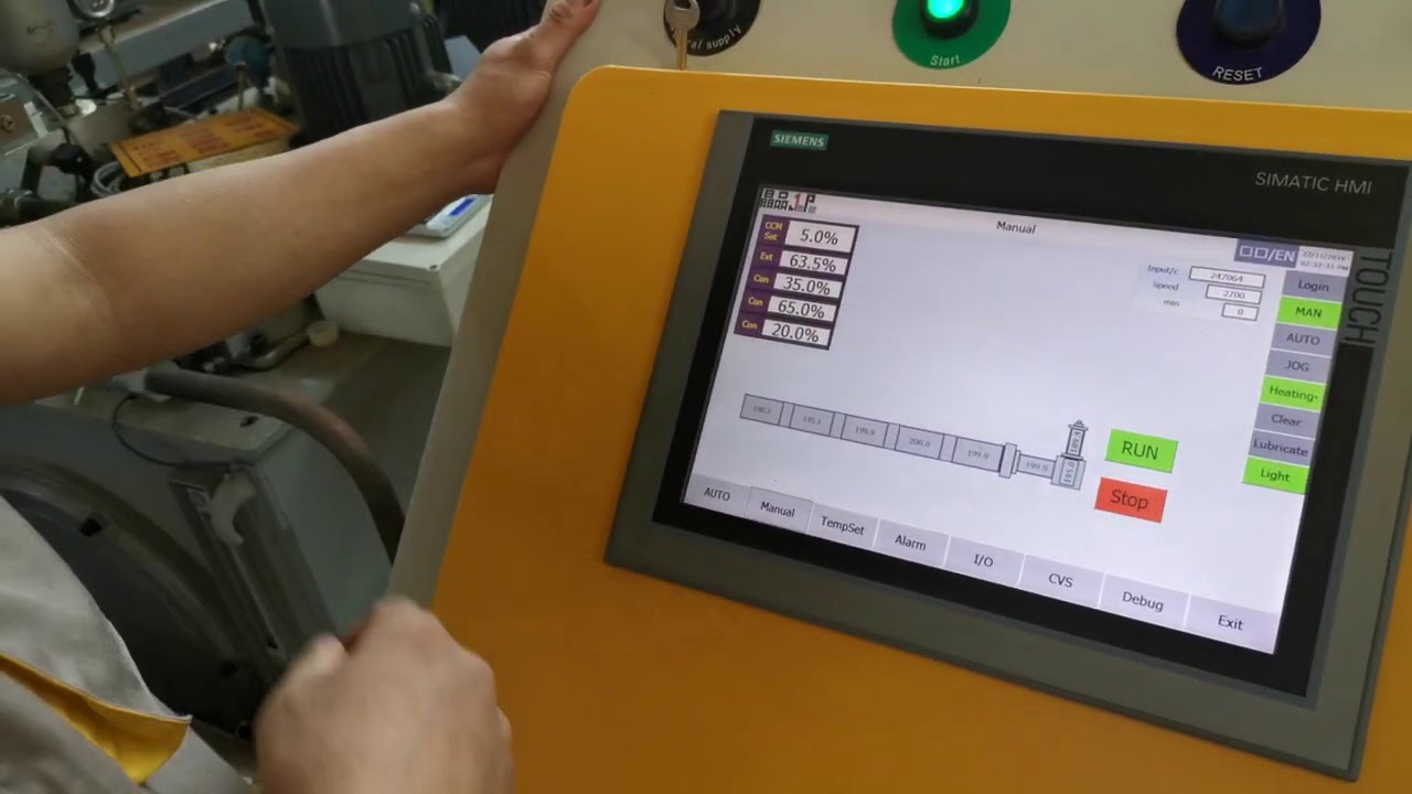 how to operate the high speed cap compression molding machine - YouTube