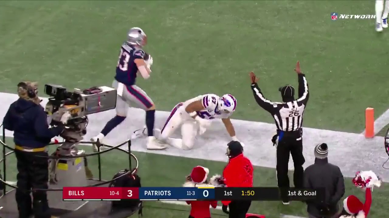 Matt LaCosse Touchdown | Patriots vs Bills - YouTube