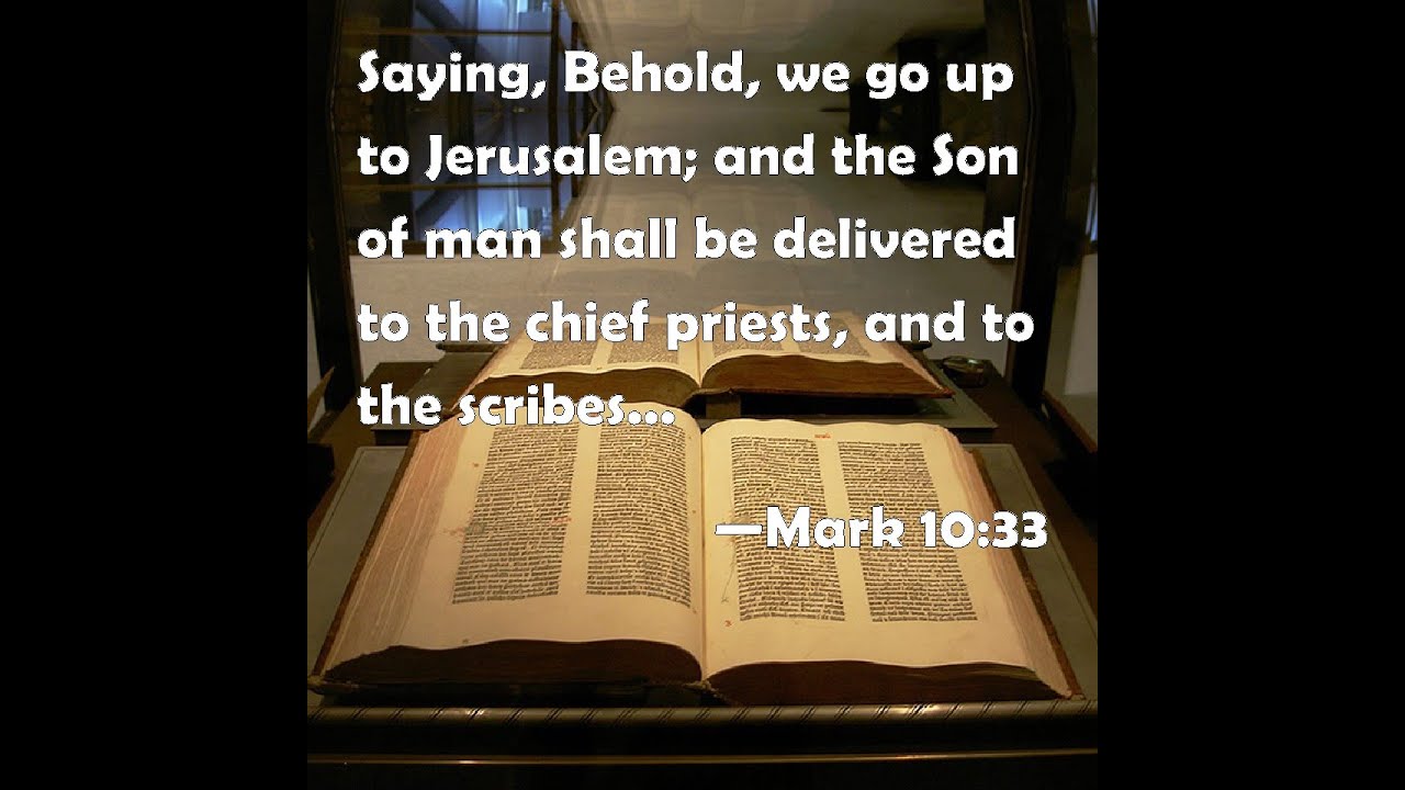 [05/28/2023 AM] - "Jesus Teaches His Saving Love" - Mark 10:32-34 ...