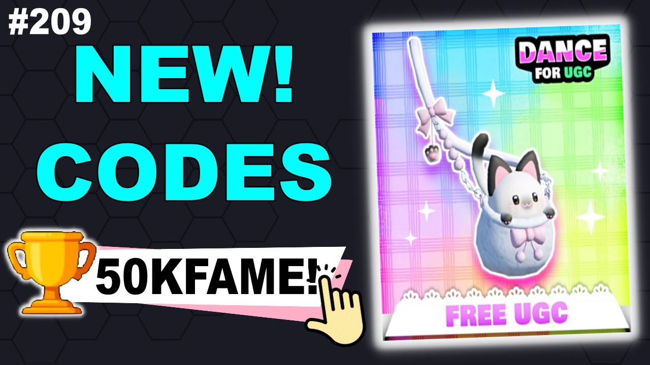 *NEW* CODES DANCE FOR UGC TODAY 30 OCTOBER 2024 - ROBLOX #209 - YouTube