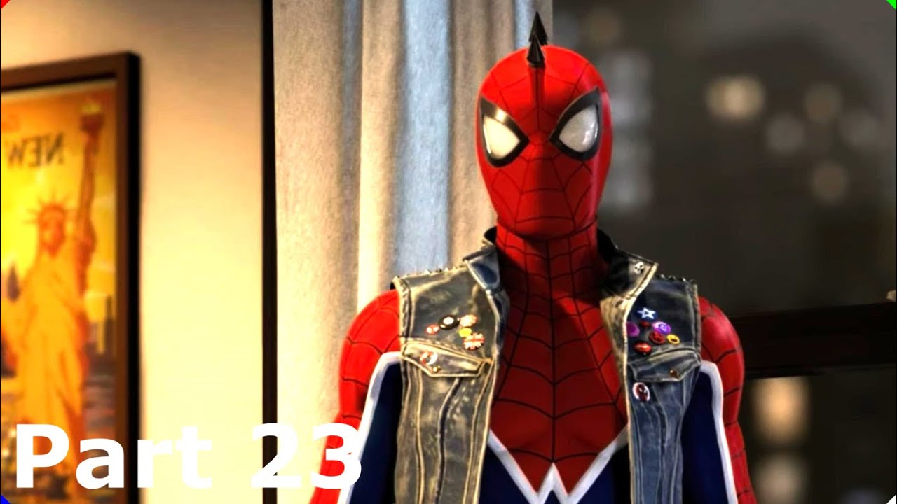 SPIDER-MAN on PS5 Walkthrough Gameplay - Part 23 - SPIDER-PUNK (Marvel ...