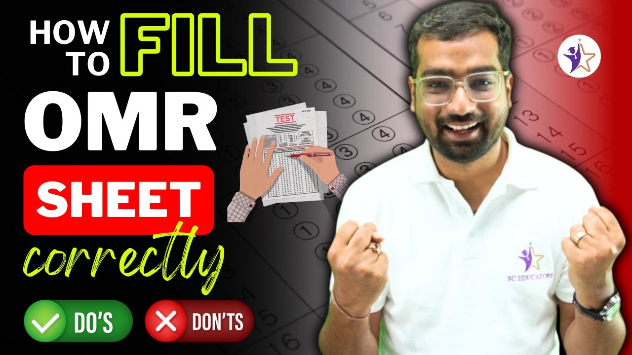Correct way to fill OMR Sheets 😱🔥| Perfect Your OMR Technique with ...