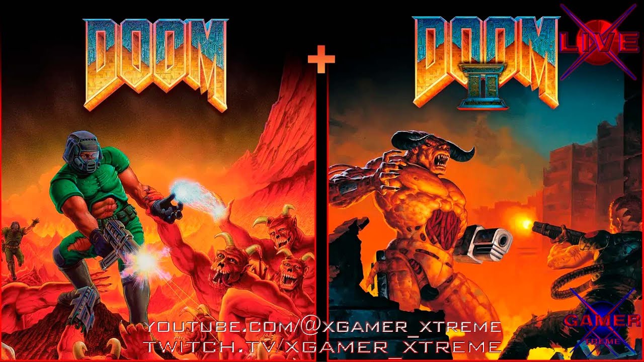 🔴[X-LIVE] DOOM + DOOM II [COLLAB\COLAB] - PC - #8 - YouTube