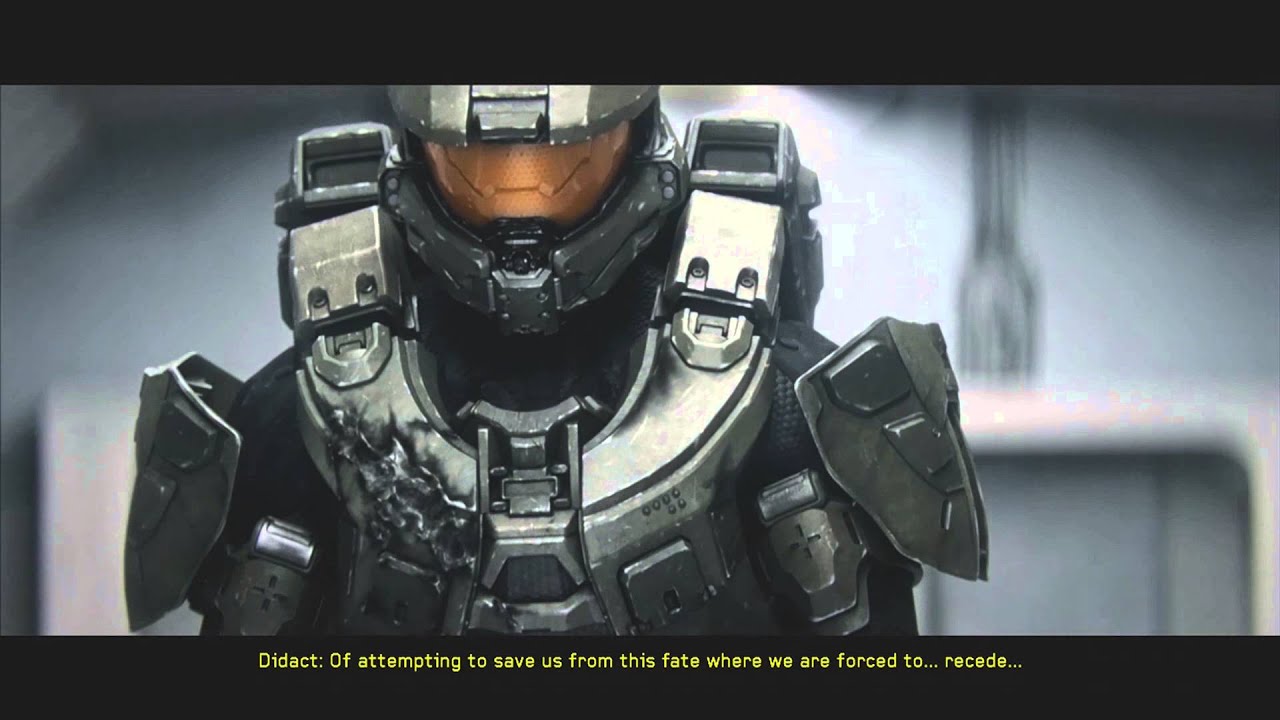 Halo4 Legendary Ending- A Look At Master Chiefs Face. - YouTube