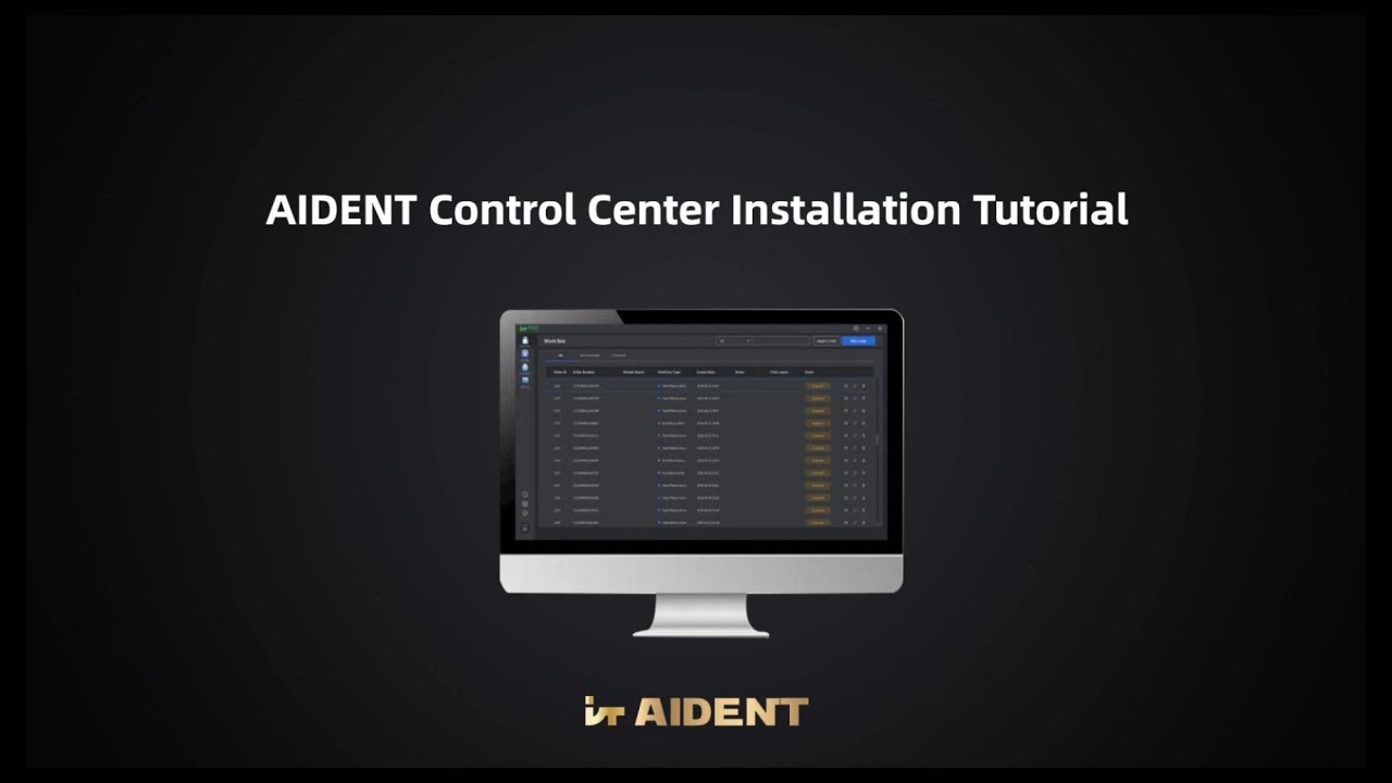 AIDENT Control Center Installation Tutorial - YouTube