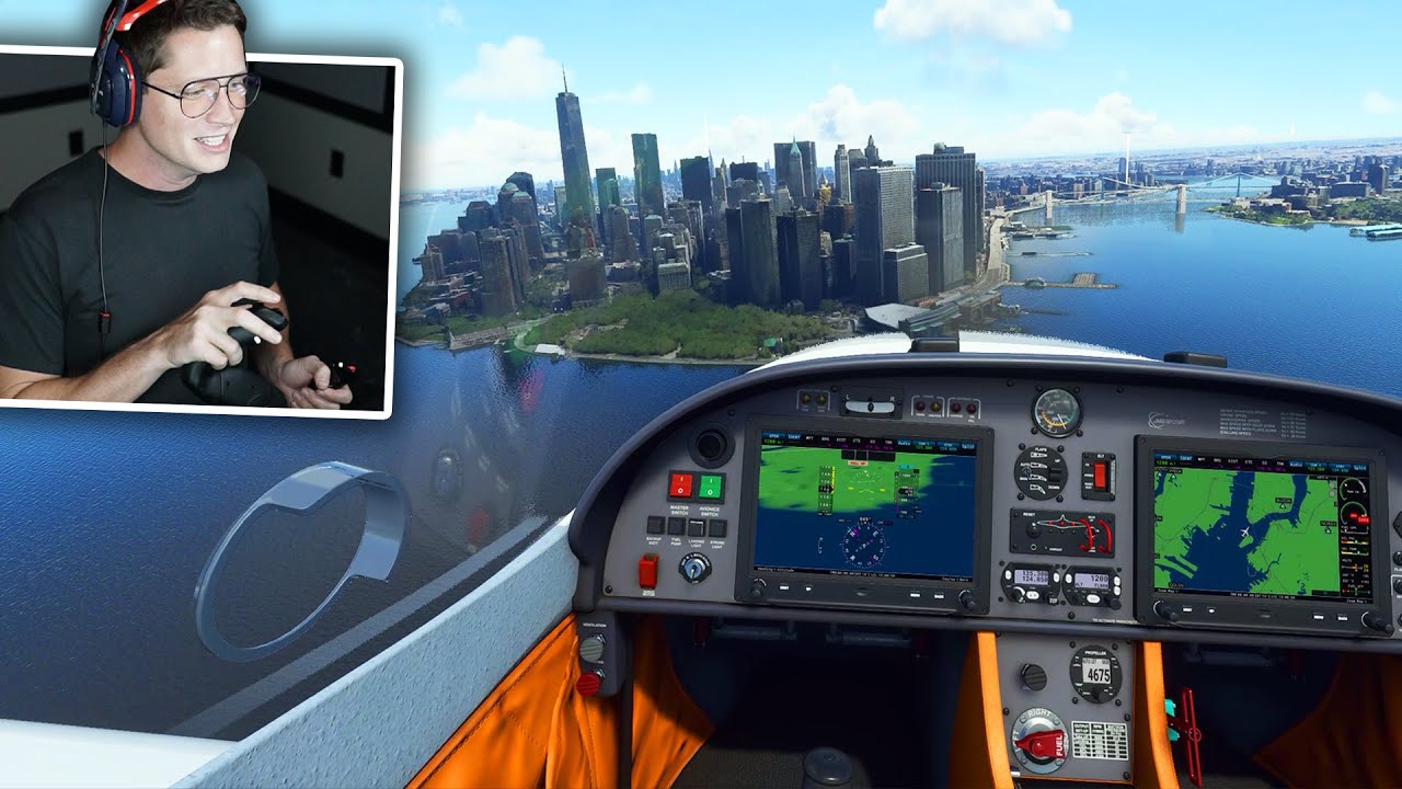 NEW YORK CITY! - Microsoft Flight Simulator - Part 17 - YouTube