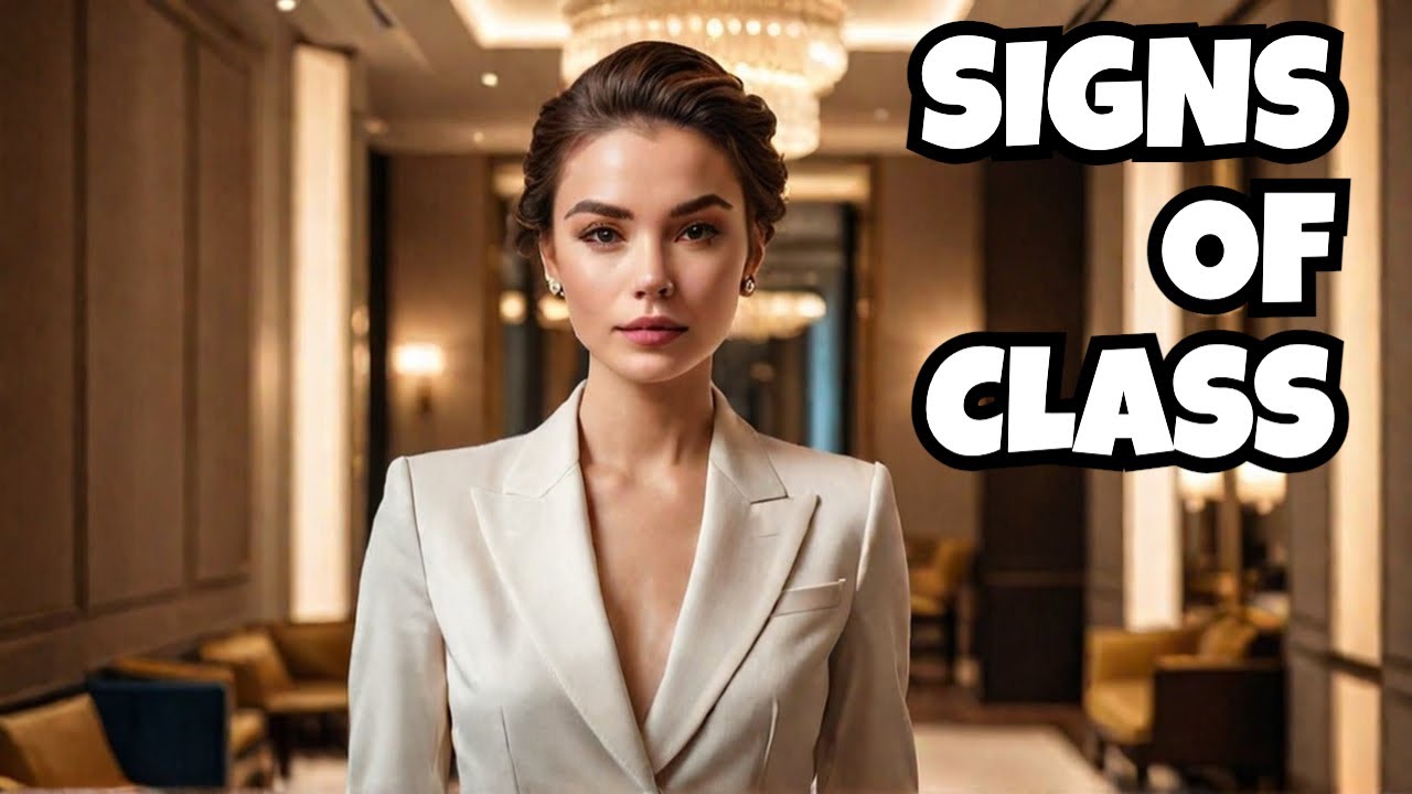 Do You Have These 7 Marks of High Class? - YouTube