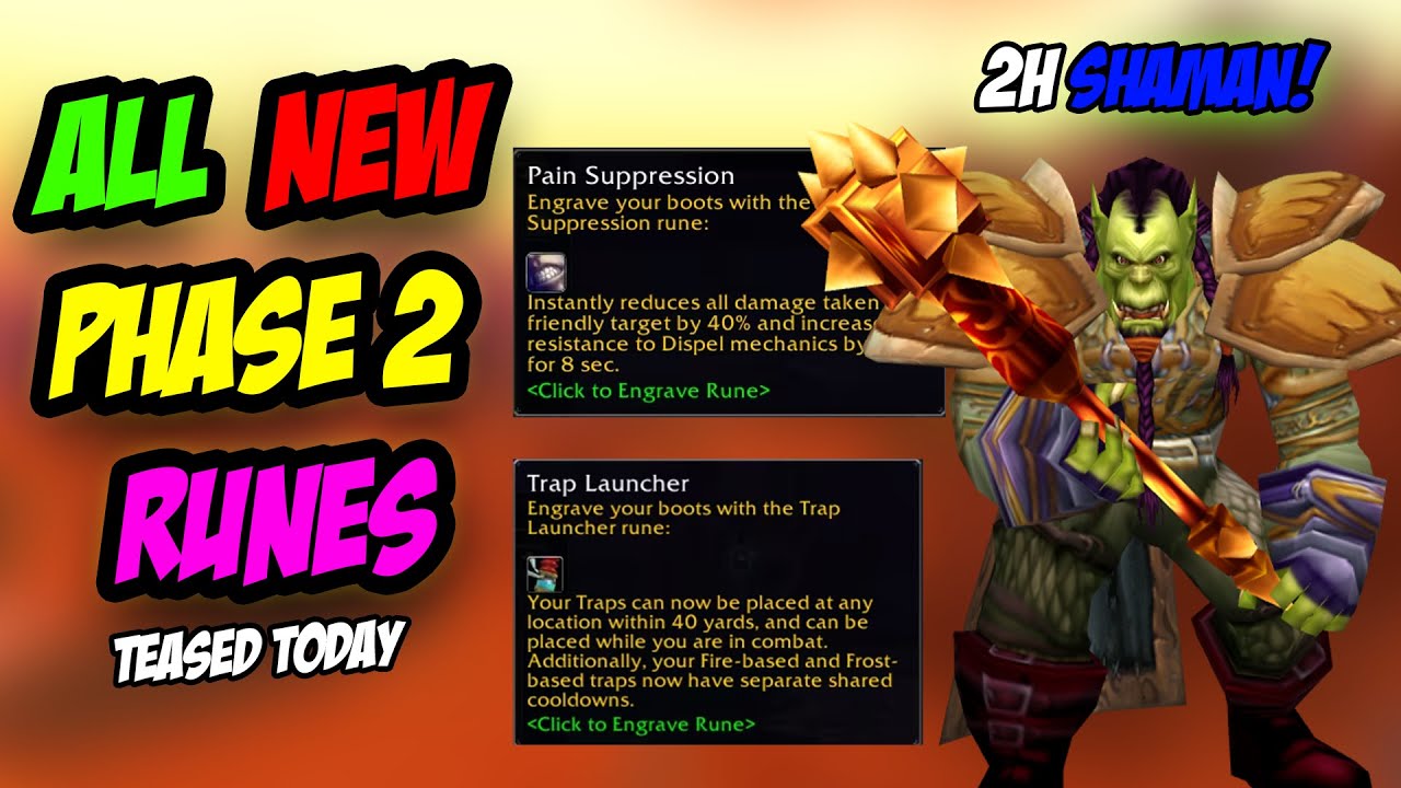 ALL New Runes Announced SO FAR for PHASE 2 SoD! - YouTube