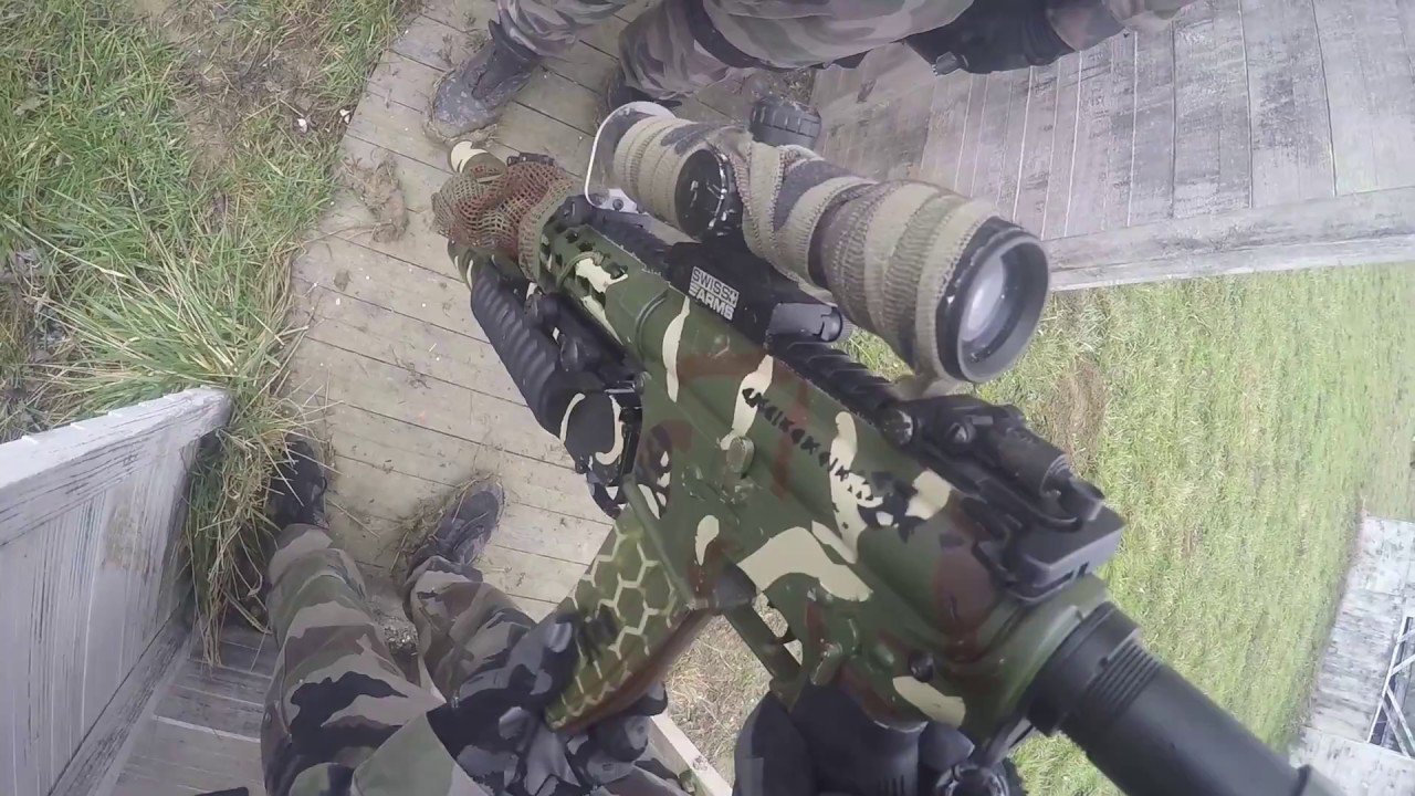 Airsoft #7: VIP, M4 Full Custom, Adventure Park - YouTube