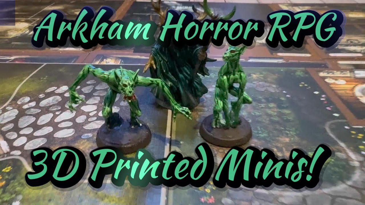 Enhance Your Arkham Horror RPG Experience with 3d printed resin minis ...